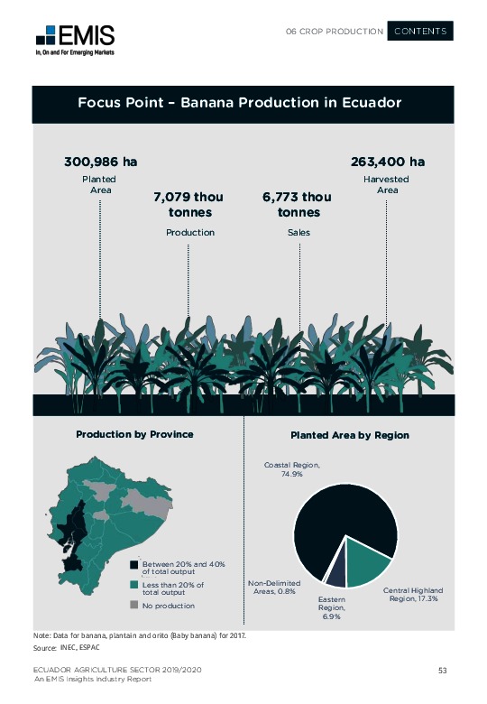 Ecuador Agriculture Sector Report 2019/2020 Industry Report | EMIS Insights