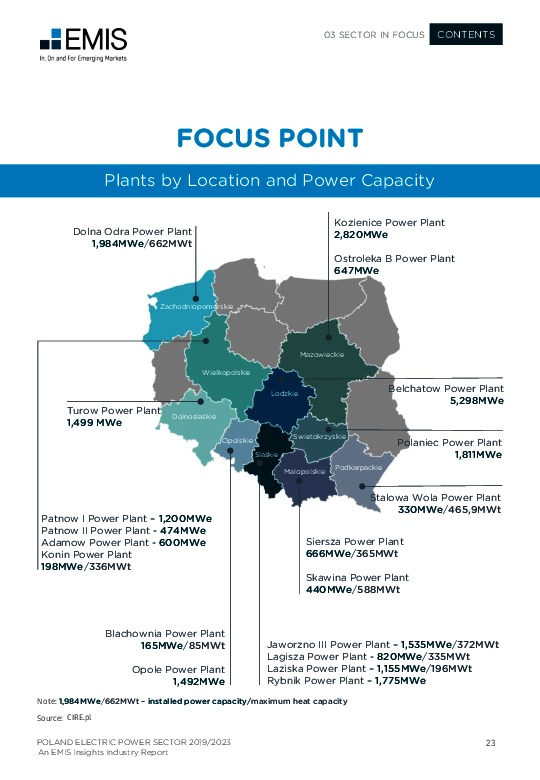 Poland Electric Power Sector Report 2019/2023 Industry Report | EMIS ...
